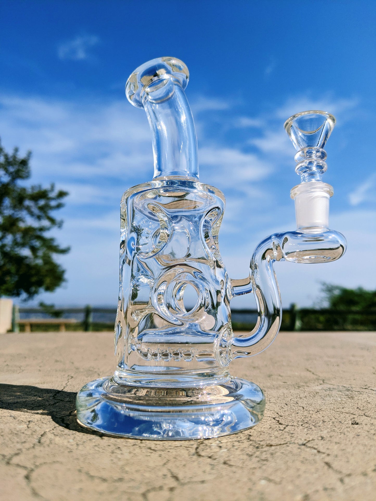 6" Inline to Swiss Cheese Perc Rig – Higher Education