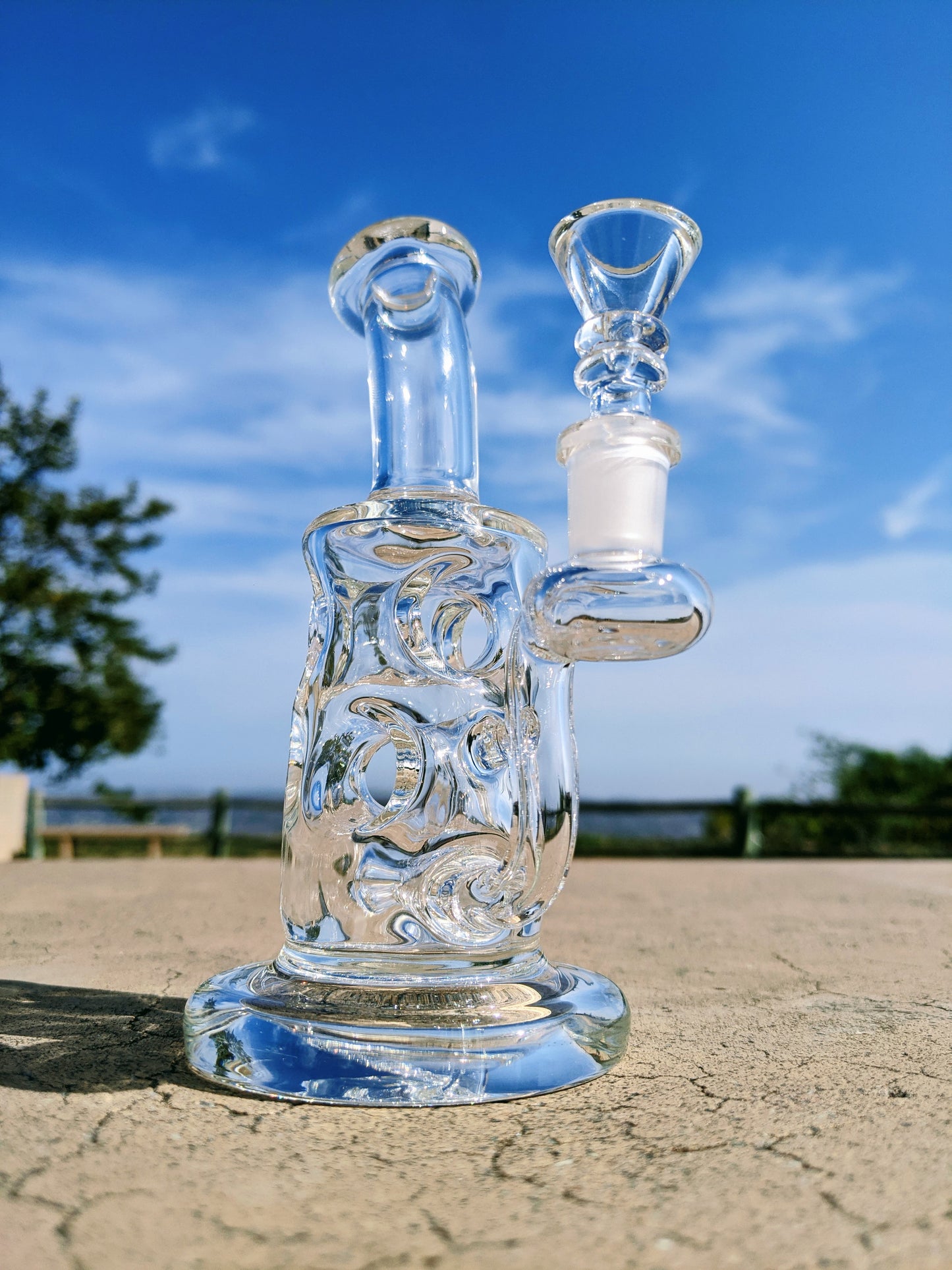 6" Inline to Swiss Cheese Perc Rig – Higher Education